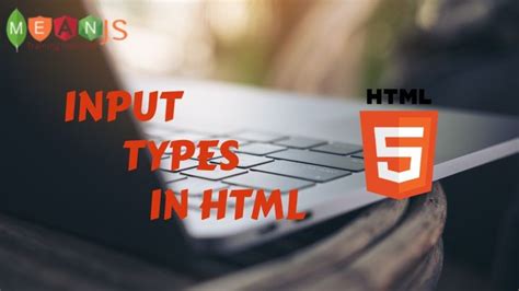 Types Of HTML Inputs