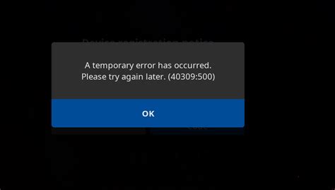 Device Registration A Temporary Error Has Occurred Rthroneandliberty
