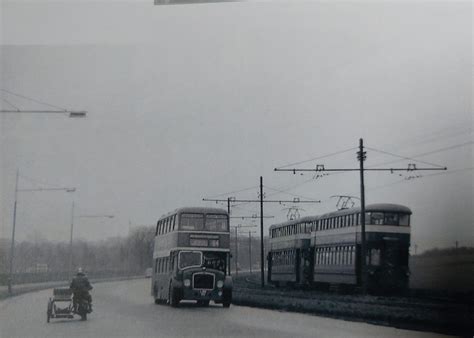 A Double Coached Mumbles Train And United Welsh Services Bus At