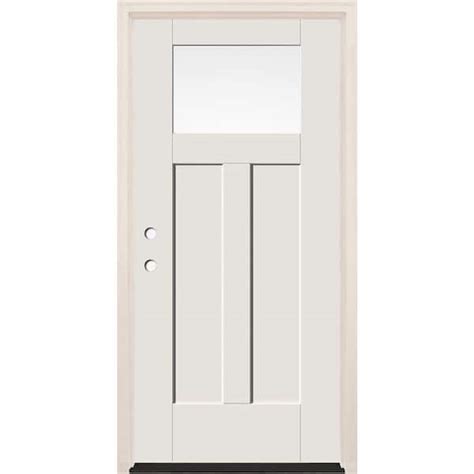 Builders Choice 36 In X 80 In Right Hand 1 Lite Unfinished Fiberglass