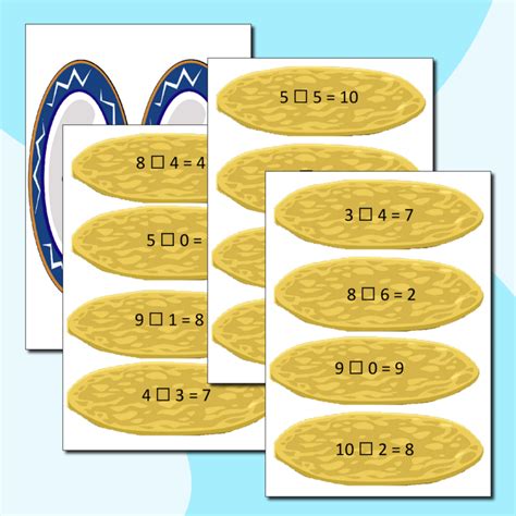 Дидактическая игра по математике для 1 класса Выбери знак с ответами