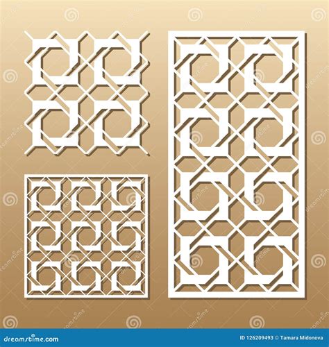 Laser Cut Panel Cartoon Vector 126209493