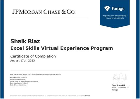 Riaz Hussain Shaik On Linkedin 😍 Im Glad To Share That I Have Finished The Excel Skills Virtual