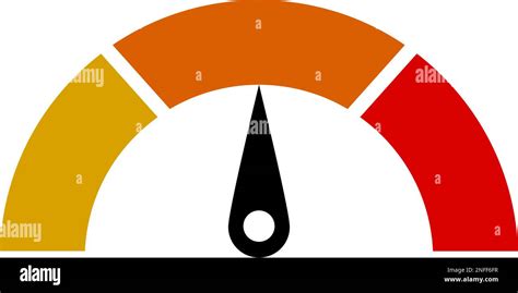 Flat Design Speedometer Icon Editable Vector Stock Vector Image And Art Alamy