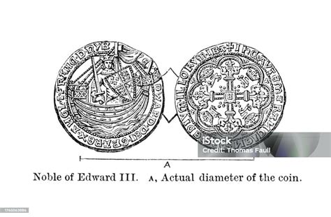 Coin Noble Of Edward Iii Stock Illustration Download Image Now