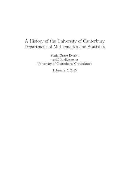pdf a history of the university of canterbury department of