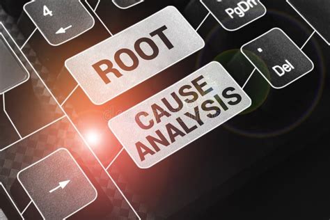 Text Caption Presenting Root Cause Analysis Word For Method Of Problem Solving Identify Fault