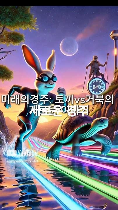 토끼와 거북이 또 경주를 이번엔 누가 이겼을까 Animation Art 애니메이션 명언 Cartoon Livewallpaper 만화 감동스토리 Youtube