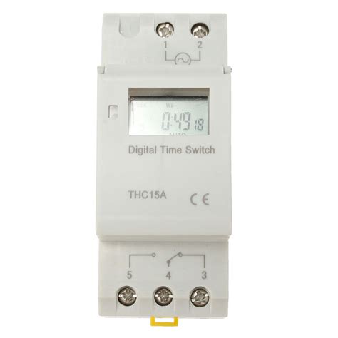 Thc 15a 7 Day Digital Lcd Weekly Programmable Timer Ac 12v 24v 110v 22 Electronic Pro