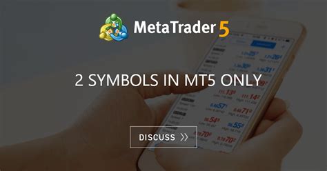 2 Symbols In Mt5 Only Symbols Expert Advisors And Automated Trading Mql5 Programming Forum