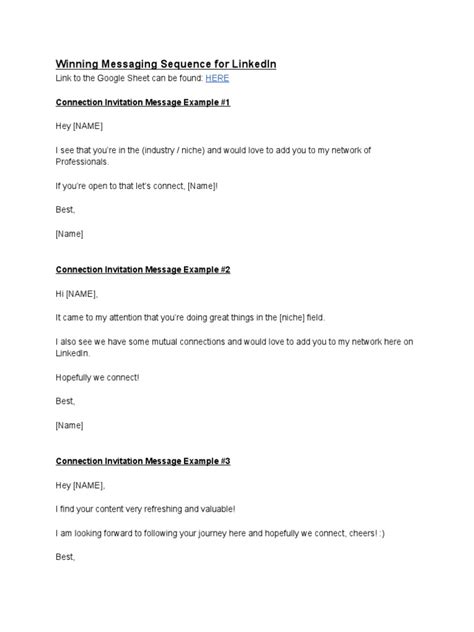 Winning Messaging Sequence Linkedin Descargar Gratis Pdf Internet