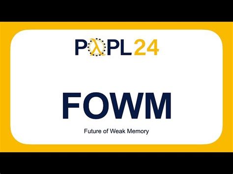 Free Video Evolving Weak Memory Models For Evolving Architectures From