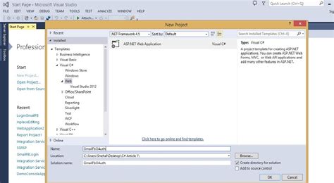 ASP NET Implementing Google Authentication In ASP NET MVC QA With Experts