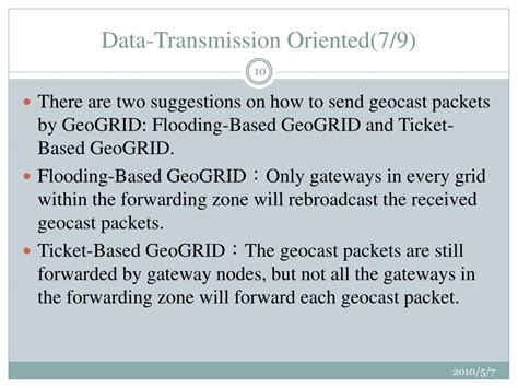 Ppt A Review Of Geocasting Protocols For A Mobile Ad Hoc Network