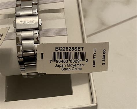 New Fossil Couple Set His And Her Silver Stainless Steel Watch Bannon Bq2828set 796483632912 Ebay