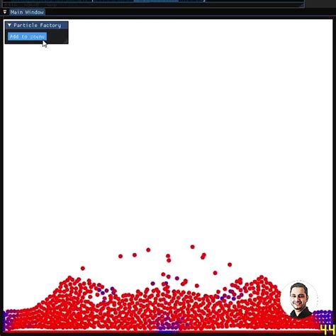 2d Fluid Simulation Using Particles Physics Fluidsimulation Asmr