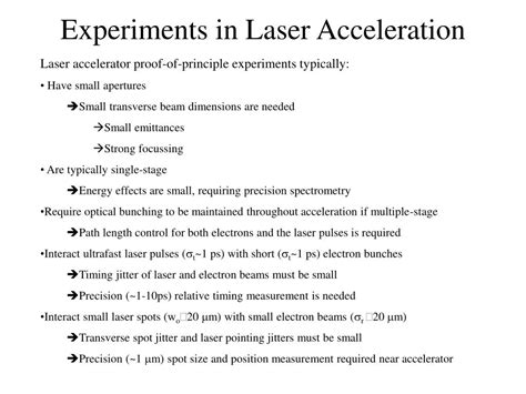 Ppt Laser Acceleration Experiments At Orion Powerpoint Presentation Free Download Id 234874