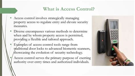 Access Control Methods Presentationpptx Operating Systems Computer