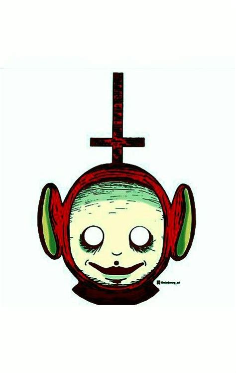 Satanic Teletubbie Teletubi Satánico Dibujos Terroríficos