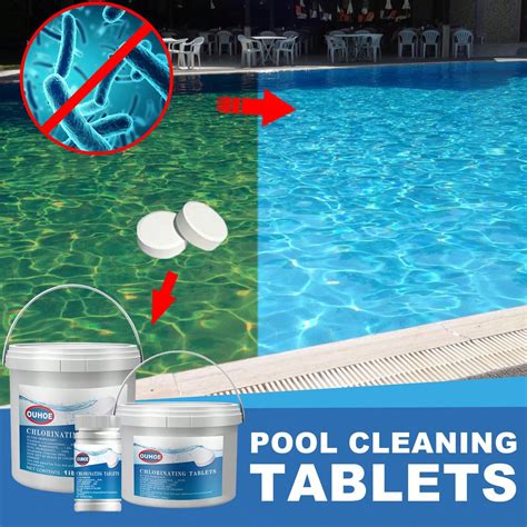 Swimming Pool Cleaning Effervescent Tablet Water Quality Cleaning Tablet Swimming Pool Multi
