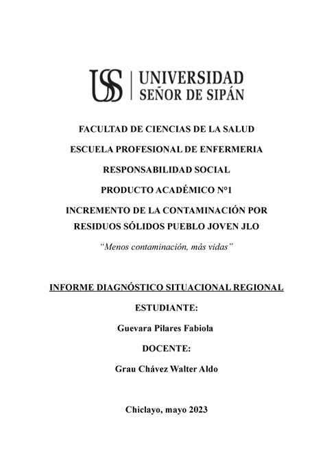 Guevara Pilares Pa1 Rs Pa1 Rs Facultad De Ciencias De La Salud