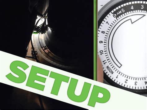 How To Setup Light Timer And Address Light Leaks