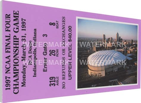 Thats My Ticket Arizona Wildcats 1997 Ncaa Final Four Canvas Mega