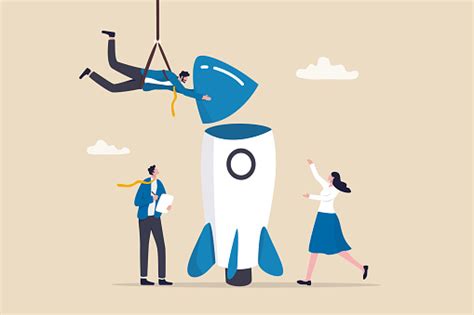 스타트업 회사를 구축하거나 협업하거나 협력하여 비즈니스 혁신 아이디어 팀워크 및 지원 개념을 개발하고 창의적인 사업가와 여성 동료가 서로 지원하여 로켓 을 구축하는 데