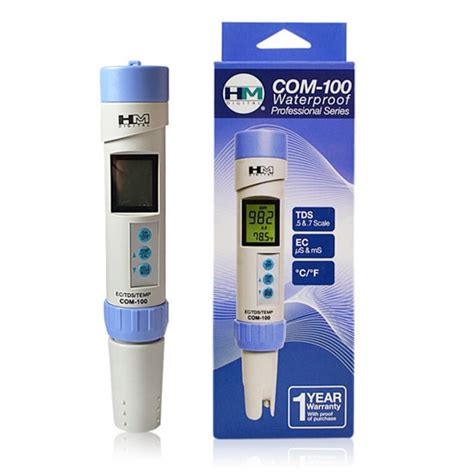 COM-100 เครื่องวัดแบบ 2 in 1 สำหรับ EC และ TDS