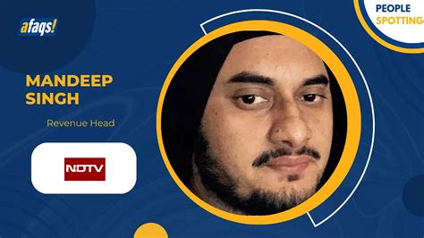 Mandeep Singh Joins Ndtv As Revenue Head