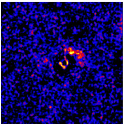 Sdss J161259834219403 The Residuals After Fitting With A Psf And