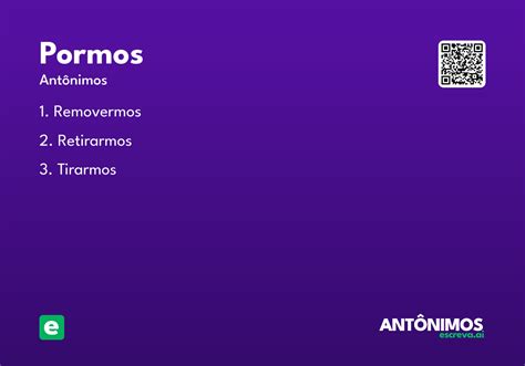 Pormos Significado E Sinônimo Escrevaai