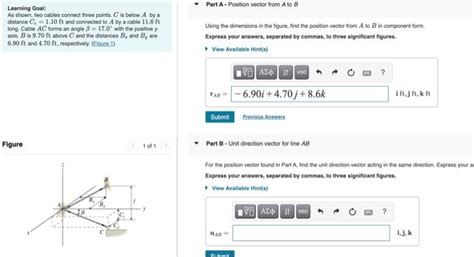 Solved Learning Goal As Shown Two Cables Connect Three