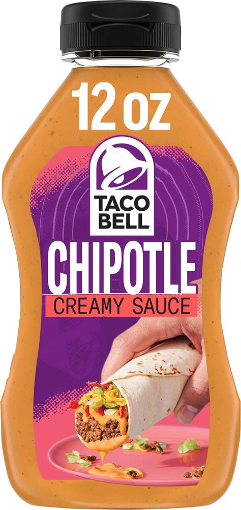 Taco Bell Bold And Creamy Spicy Ranchero Sauce 8 Oz Bottle