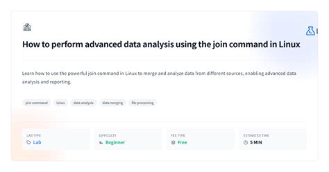 How To Perform Advanced Data Analysis Using The Join Command In Linux