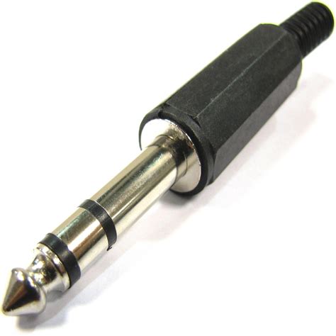 Conector Jack Trs Macho Para Montar Cables Estéreo 6 35 Mm De Diámetro