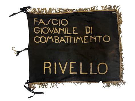 Fasci Giovanili Di Combattimento Rivello Flag Militaria In Roma Melmeluzzi