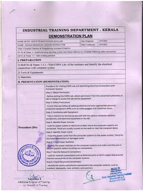 Lesson And Demo Plan Pdf