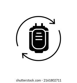 Blood Transfusion Color Line Icon Isolated Stock Vector Royalty Free 2161802711 Shutterstock