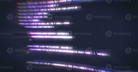 Typing A Digital Code By A Programmer In A Programming Language