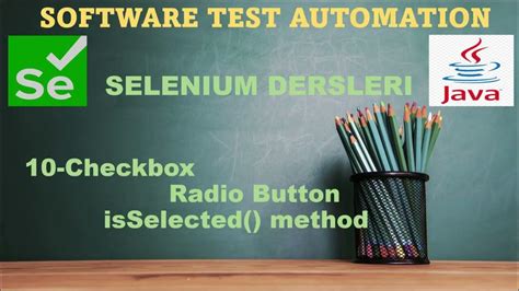 Checkbox Radiobutton Isselected Selenium 10 Youtube