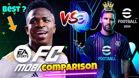 Ea Sports Fc 24 Vs Efootball 2024 Comparison Graphics Player