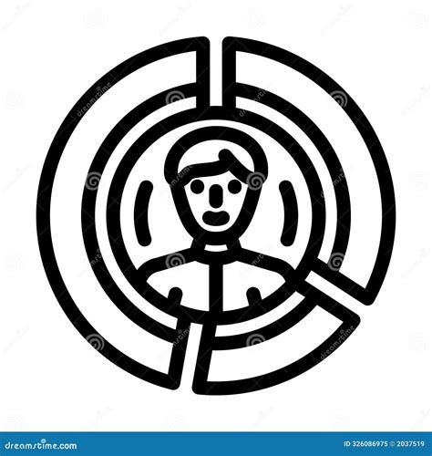 Customer Segmentation Line Icon Concept Customer Segmentation Vector Linear Illustration