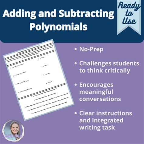 Adding And Subtracting Polynomials Worksheet Interactive Algebra 1 Practice