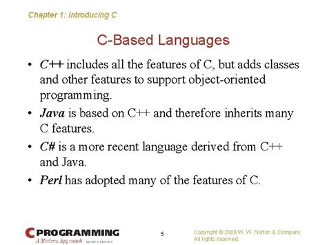 chapter 1 introducing c chapter 1 introducing c