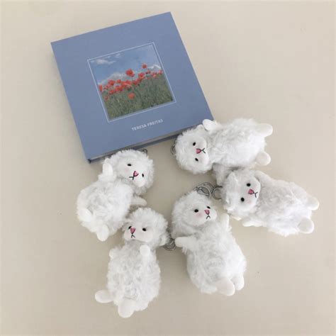 입고완료 주문폭주 1 1할인중 하얗고 귀여운 양 인형 키링 에이블리