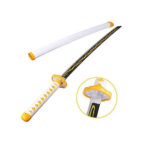 티몬월드 Basetake 귀멸의 칼날 아가쓰마 젠이츠 칼 Abs 젠이츠 일륜도 귀멸의 칼날 아가쓰마 젠이츠 칼 코스프레 카타나 장난감 장난감