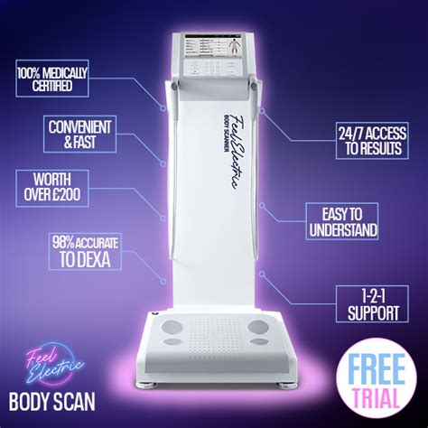 Feel Electric Body Scan Body Composition Analysis Health Fitness