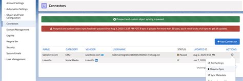 Common Pardot Salesforce Connector Errors And How To Fix Them The Spot