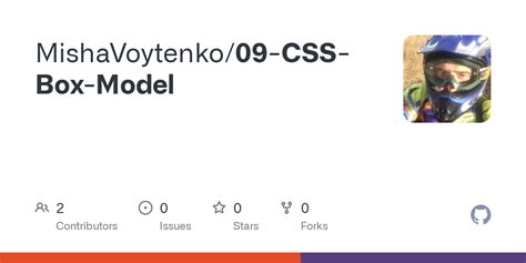 GitHub MishaVoytenko 09 CSS Box Model GitHub MishaVoytenko 09 CSS Box Model